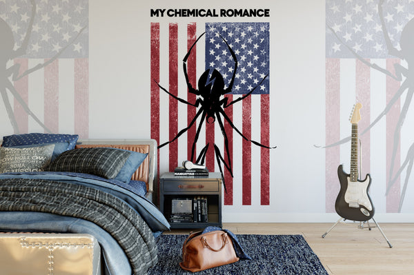 Rock Roll My Chemical Romance Mural - Flag - Rock Roll Limited