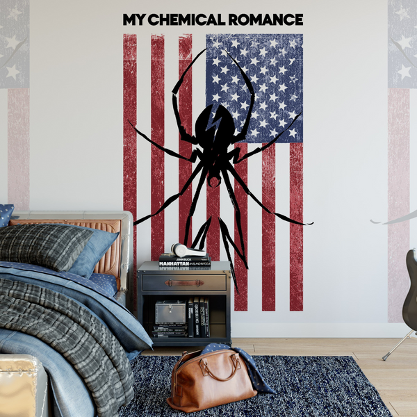 Rock Roll My Chemical Romance Mural - Flag - Rock Roll Limited