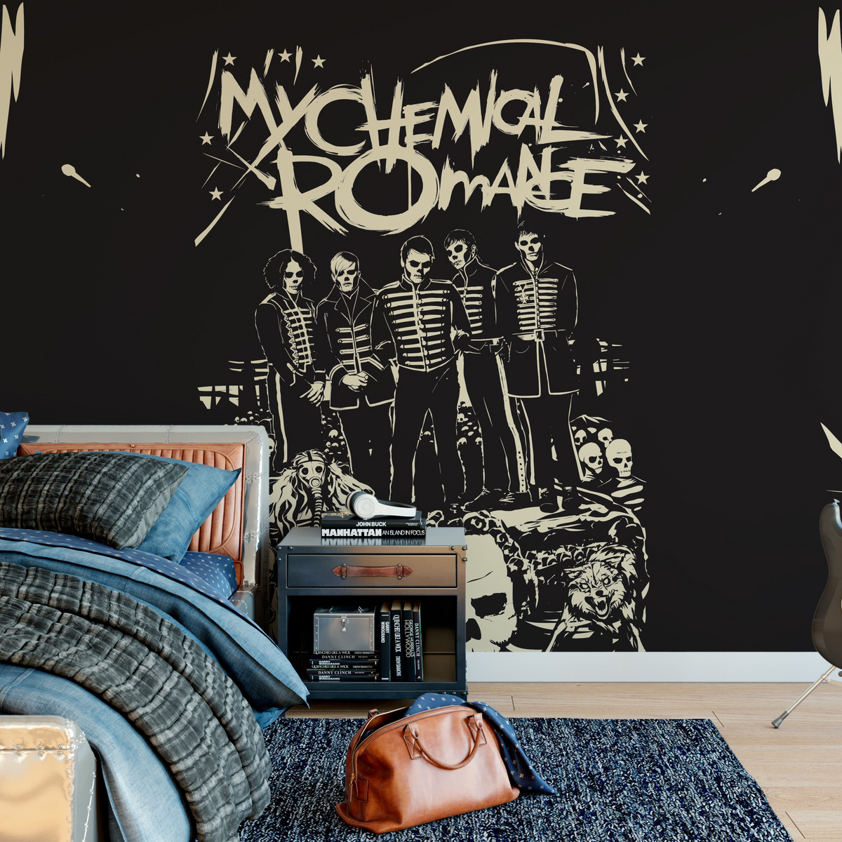 Rock Roll My Chemical Romance Mural - Undead - Rock Roll Limited